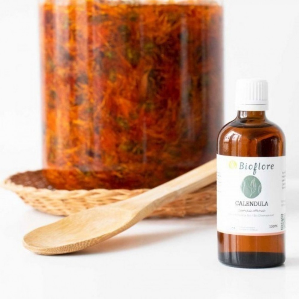 Our organic Calendula oil macerate to soothe sensitive skin